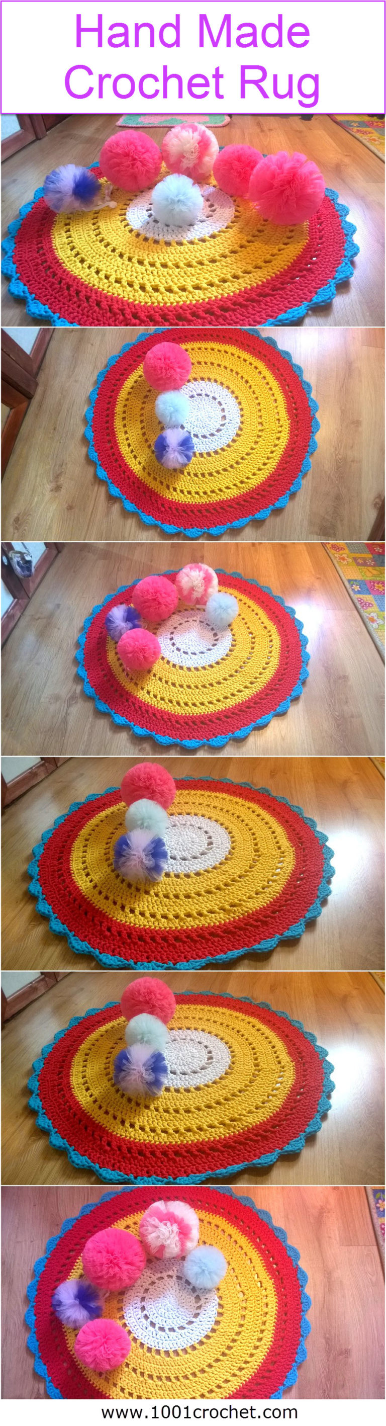 Hand Made Crochet Rug – 1001 Crochet