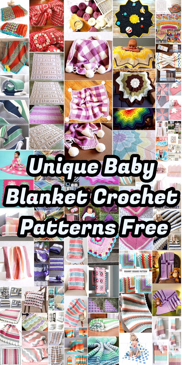 Unique Baby Blanket Crochet Patterns Free – 1001 Crochet